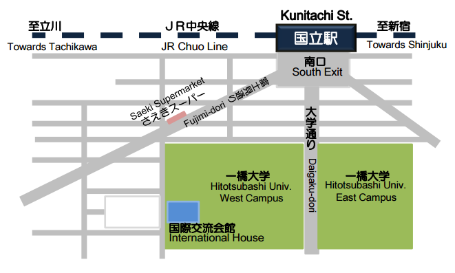 wing-kunitachiのホームページ アクセスマップ(Access Map)